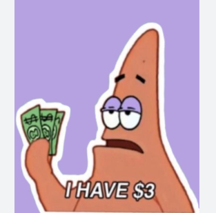 ⭐ Patrick Star I HAVE 3 DOLLARS - collection figure・ 3D File for 3D ...