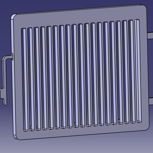 STL file Black Decker VCBD807-AR Vacuum Cleaner Grid ⚙️ ・3D printing ...