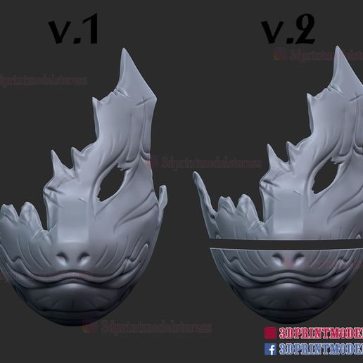 👻 Ghost of Tsushima Tomoe Mask・ 3D File for ・Cults
