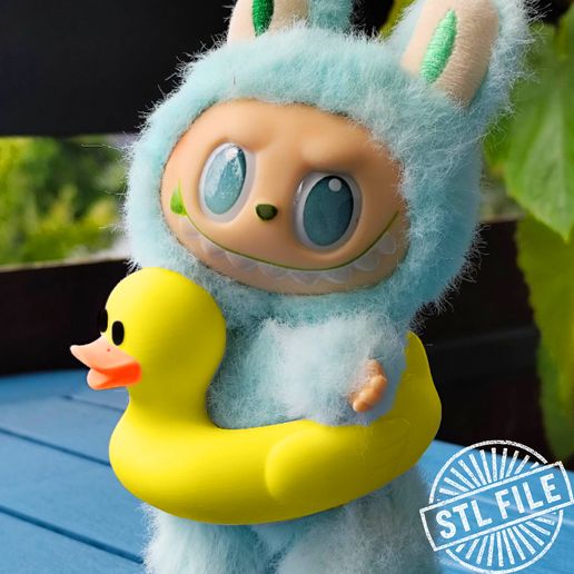 🦆 Duck floatie for Labubu・ STL File for 3D printing・Cults