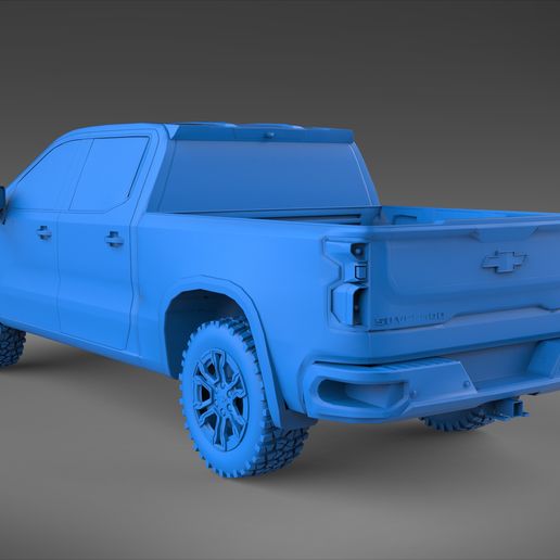 🚙 Chevrolet Silverado ZR2 2022 STL PRINTABLE MODEL・ STL File for 3D ...