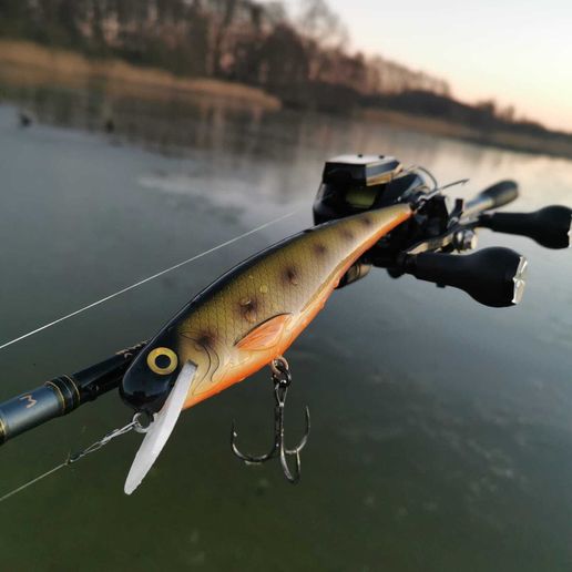 🎣 Fishing Lure Wobbler Crankbait Pike Muskie Zander Walleye Trolling ...