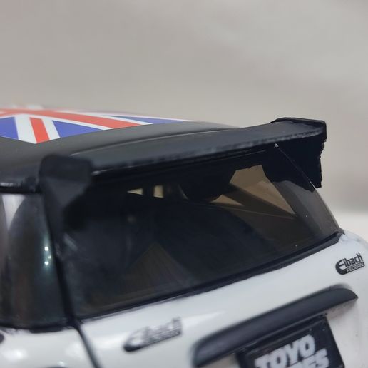 🚗 Mini Cooper S G-Wing GT Spoiler Roof hatchback R50 R53 R56 R60 scale ...