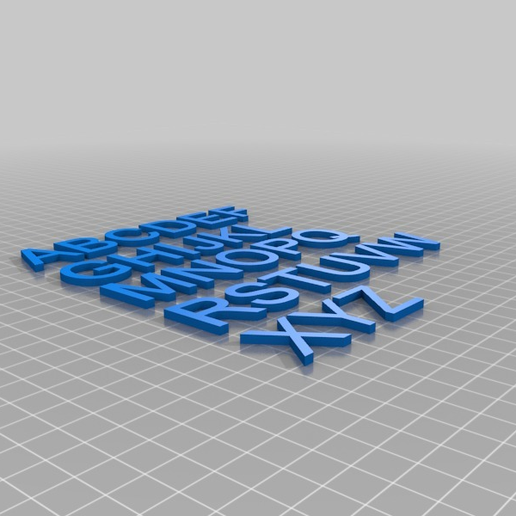 🏠 ALPHABET・ 3D File for ・Cults