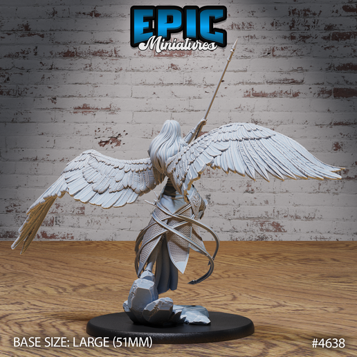 ♀️ Planetar Female Angel Attack ‧ DnD Miniature ‧ Tabletop Miniatures ...