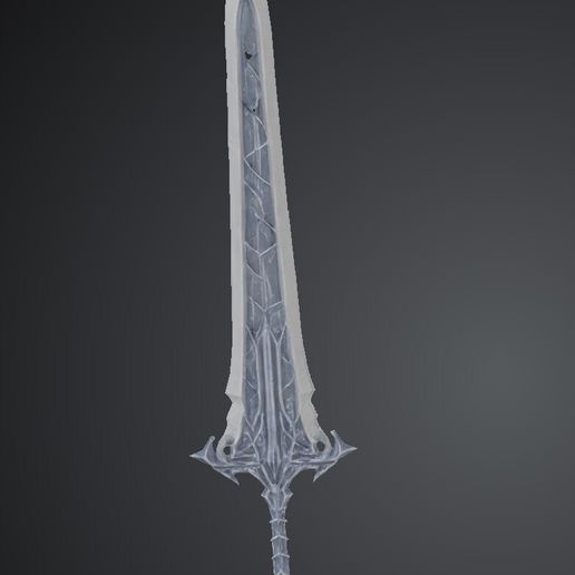 🗡️ Solo Leveling Baran's Sword・ STL File for 3D printing・Cults