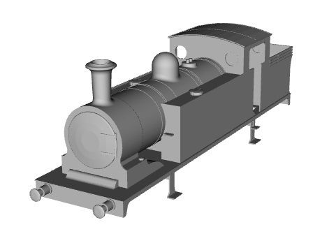 🚂 NBR/LNER N15 (A class) loco 1/100 scale・ 3D File for 3D printing・Cults