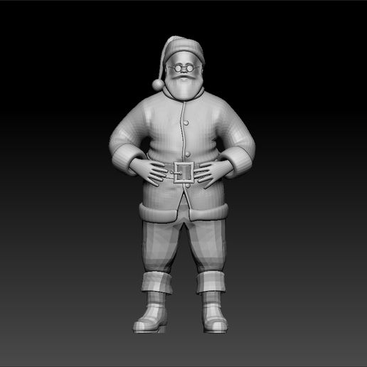🎅 Santa・ STL File for 3D printing・Cults