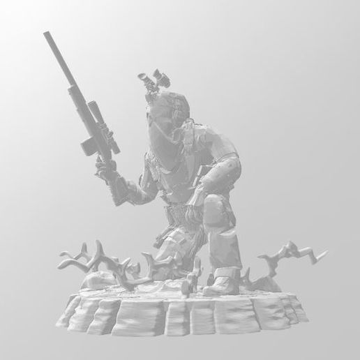 🌩️ ZEUS THUNDER WAVE -SNIPER - WAR ZONE - MW2・ STL File for ・Cults