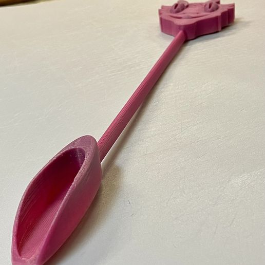 🥄 Crested Gecko Powdered Food Spoon・ STL File for 3D printing・Cults