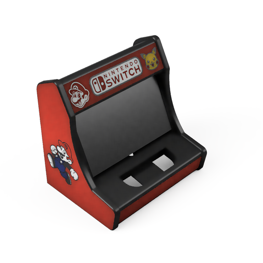 🎮 Step Back in Time with the Retro Arcade Stand for Nintendo Switch 3D ...