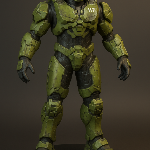 👾 Master Chief・ STL File for 3D printing・Cults