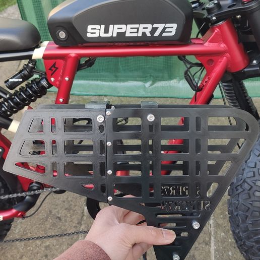 🧑‍🔧 Super73 RX molle panel v2・ 3D File for 3D printing・Cults