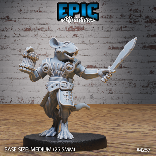 🐀 Rat Folk Tribe Set B ‧ DnD Miniature ‧ Tabletop Miniatures ‧ Gaming ...