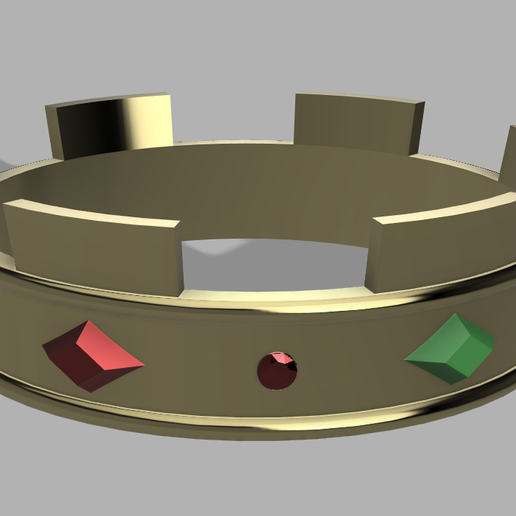 🤴 Prince John's Crown - Robin Hood・Free STL File for 3D printing・Cults