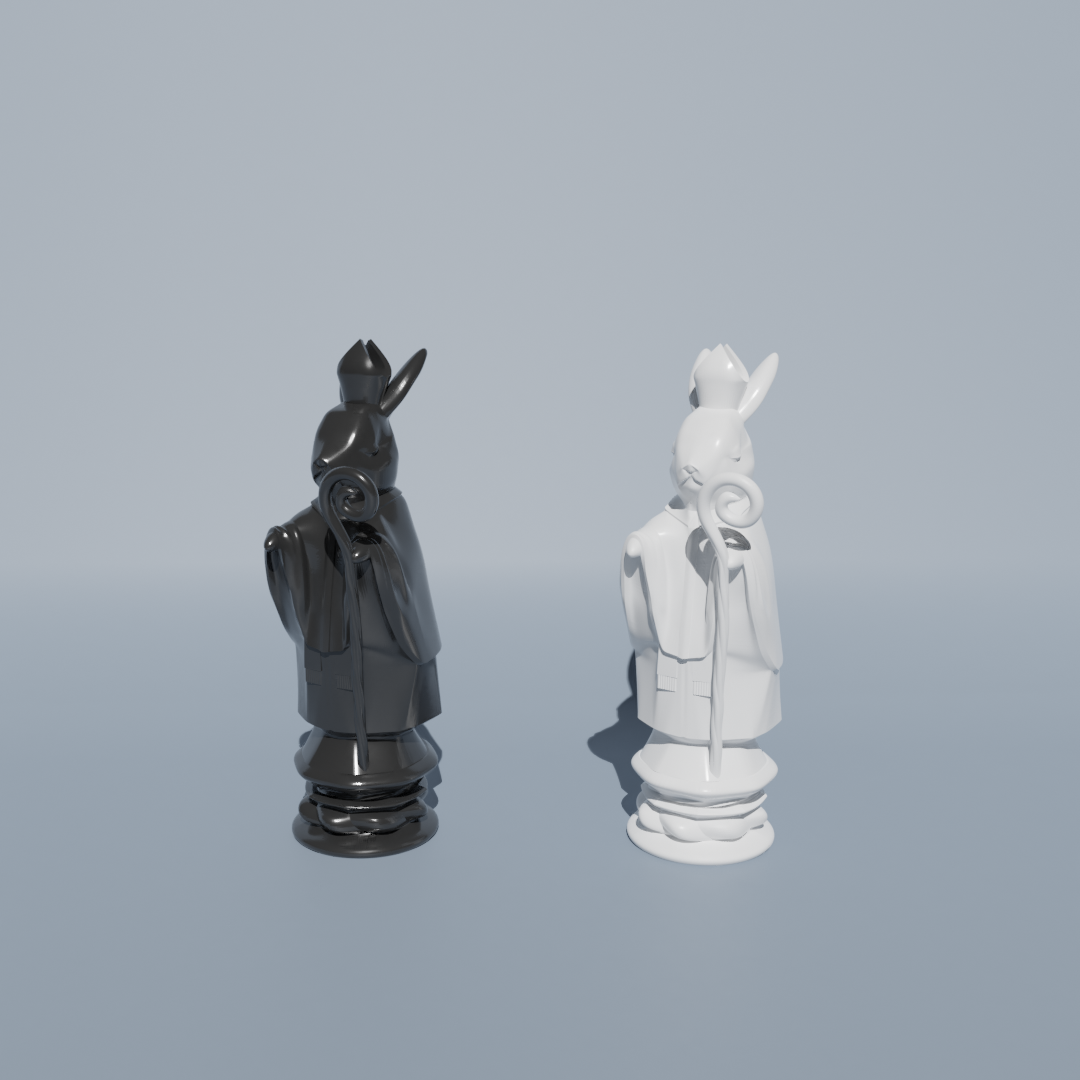 3D file Rabbit Chess Bishop・Model to download and 3D print・Cults
