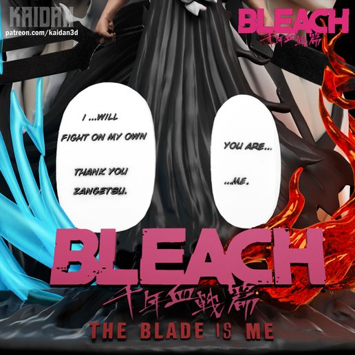 🎨 The Blade is Me BLEACH TYBW - STL ready for 3D printing・ 3D File for ...
