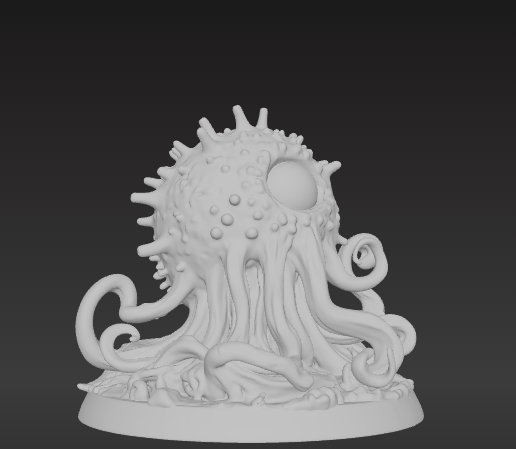 👁️ RPG Boss - Mindseeker Miniature・ STL File for 3D printing・Cults