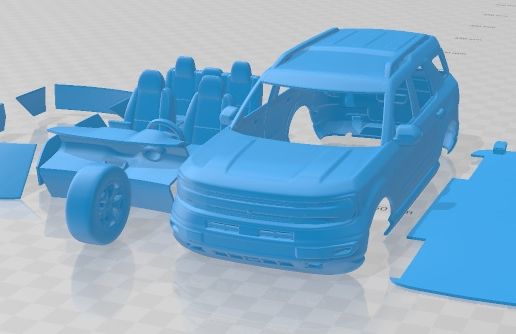 🚙 Ford Bronco Sport First Edition 2021 Printable Car・ 3D File for ・Cults
