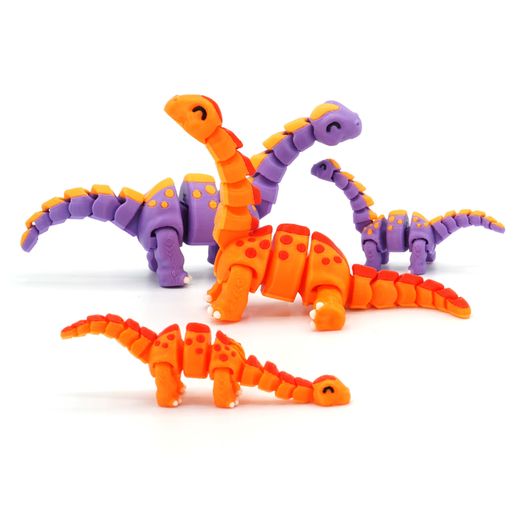 🦖 Tiny Bronto・ 3D File for 3D printing・Cults