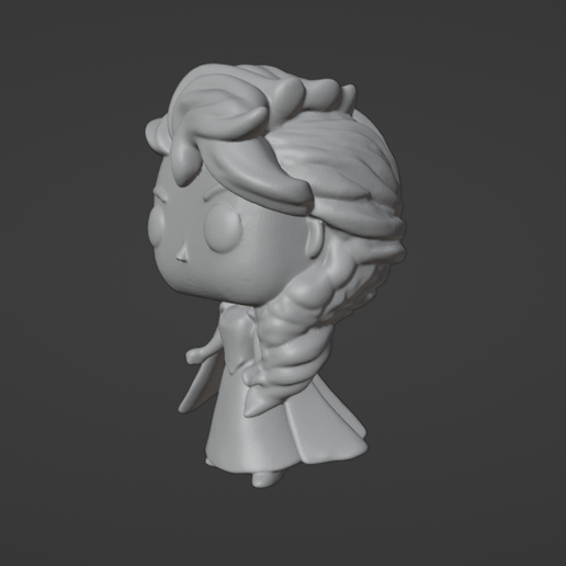 👾 Elsa Frozen Funko・ STL File for 3D printing・Cults
