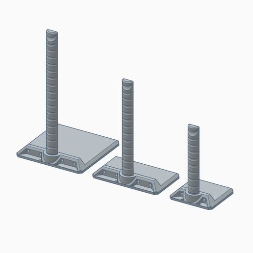 🤏 Small Action Figure Stands・ STL File for 3D printing・Cults