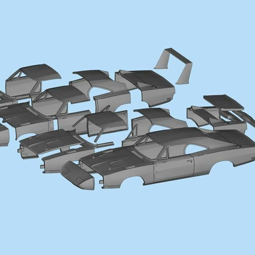 🚗 ChargerDayton Ready to Print,STL File,3D printing muscle Car・ 3D File ...