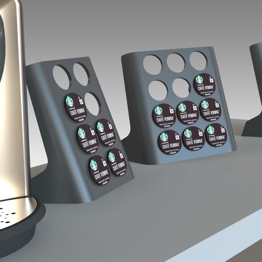 ☕ KEURIG K-CUP MODERN STAND LARGE, MEDIUM AND MINI - COFFEE・ STL File ...