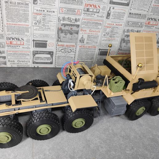 🚜 Oshkosh LVSR MKR16 Tractor・ 3D File for 3D printing・Cults