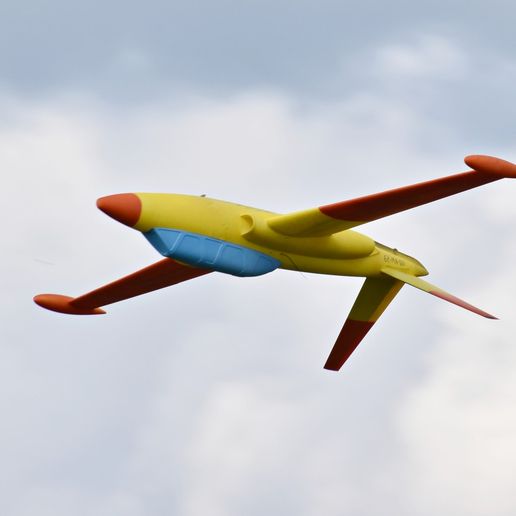 👽 Fouga Magister 50mm EDF・ GCODE File for 3D printing・Cults