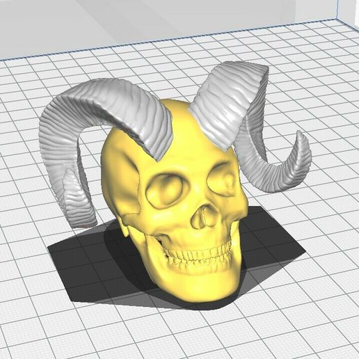 STL file Ram Skull 🐏 ・3D printer model to download・Cults