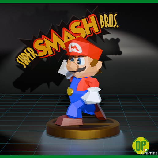 mario 1996 render