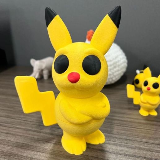 Archivo 3D RABBIT PIKACHU - DIVIDIDO POR COLORES 🐇 ・Modelo para ...