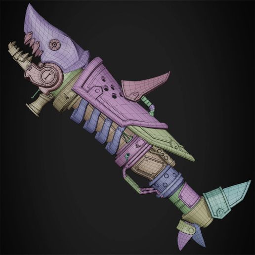 🚀 Arcane Jinx Fishbones Rocket Launcher Weapon For Cosplay・ 3D File for ...