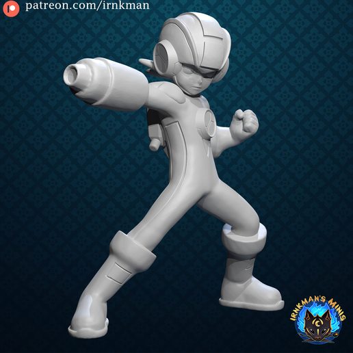 🎲 MegaMan.exe・Archivo STL para Impresión 3D・Cults