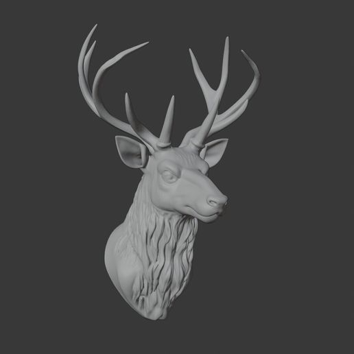 🦌 Deer Head Bust 3D STL Printable - Dinosaur 3D Model STL・Archivo STL ...
