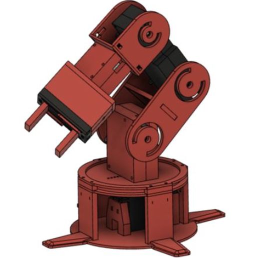 STL file robotic arm・Template to download and 3D print・Cults