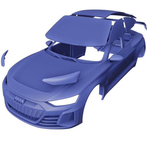 STL file Audi e Tron GT 🚗 (OBJ)・3D printing design to download・Cults