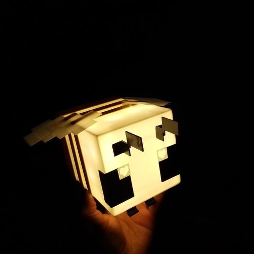 🐝 Minecraft bee lamp / Minecraft bee lamp・ STL File for 3D printing・Cults