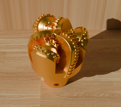 STL file Hybrid PDC with conical tips keychain - Llavero PDC híbrido con puntas cónicas 🗝️ ・3D ...