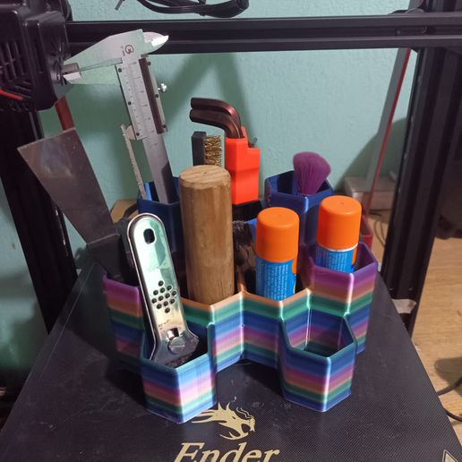 📦 hexagonal tool box・3D Print with the Ender 3 Max Neo 3D printer・Cults