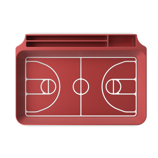 🏀 Basketball Court Rolling Tray・ STL File for 3D printing・Cults
