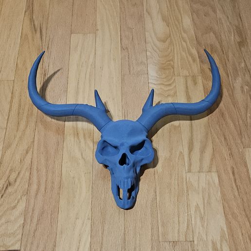 💀 Horned Skull・Free STL File for 3D printing・Cults