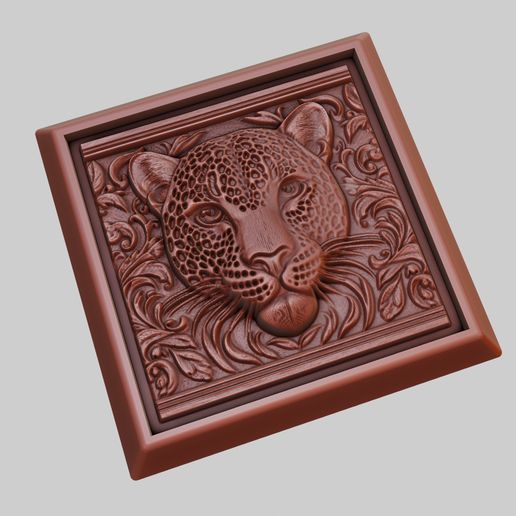 3D file Leopard Animal 3D Model for CNC Router Laser & 3D Printer 🐆 ...