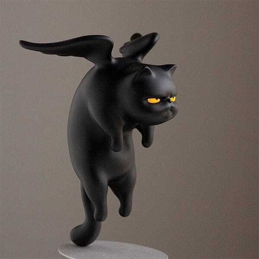 🐱 evil flying cat・ 3D File for 3D printing・Cults