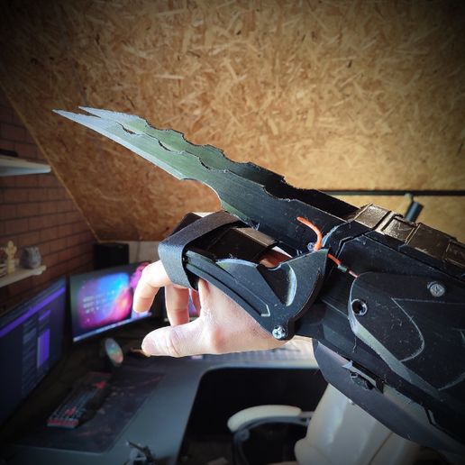 👽 Predator blade (Fully movable for cosplay)・ 3D File for 3D printing・Cults