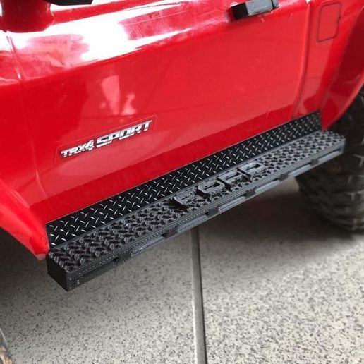 3D printable TRX4 DEFENDER side steps・Cults