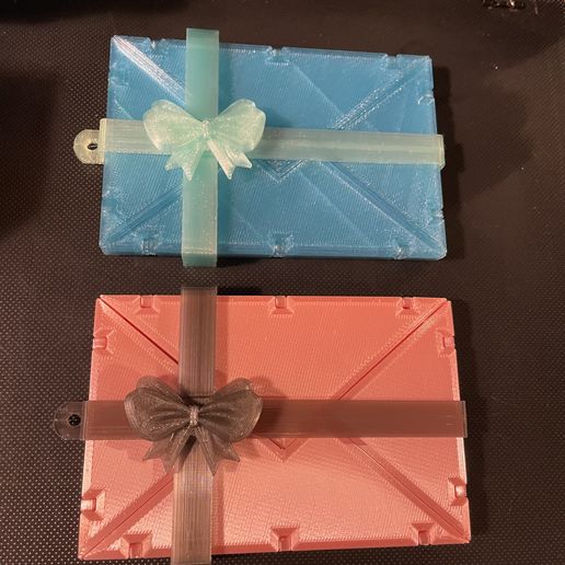 3D print Print-in-place Prepaid gift card holder v2.0 • made with Ender ...