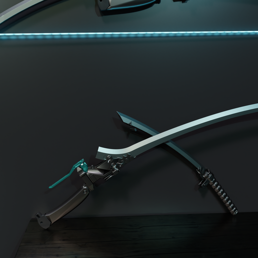 🏹 Zenless Zone Zero - Asaba Harumasa Katana Bow・ 3D File for 3D ...
