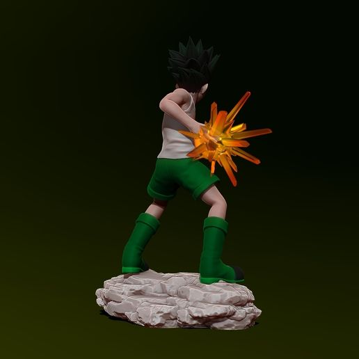 🏹 Gon Freecss - Hunter x Hunter 3d print Statue - Figurine・ 3D File for ...